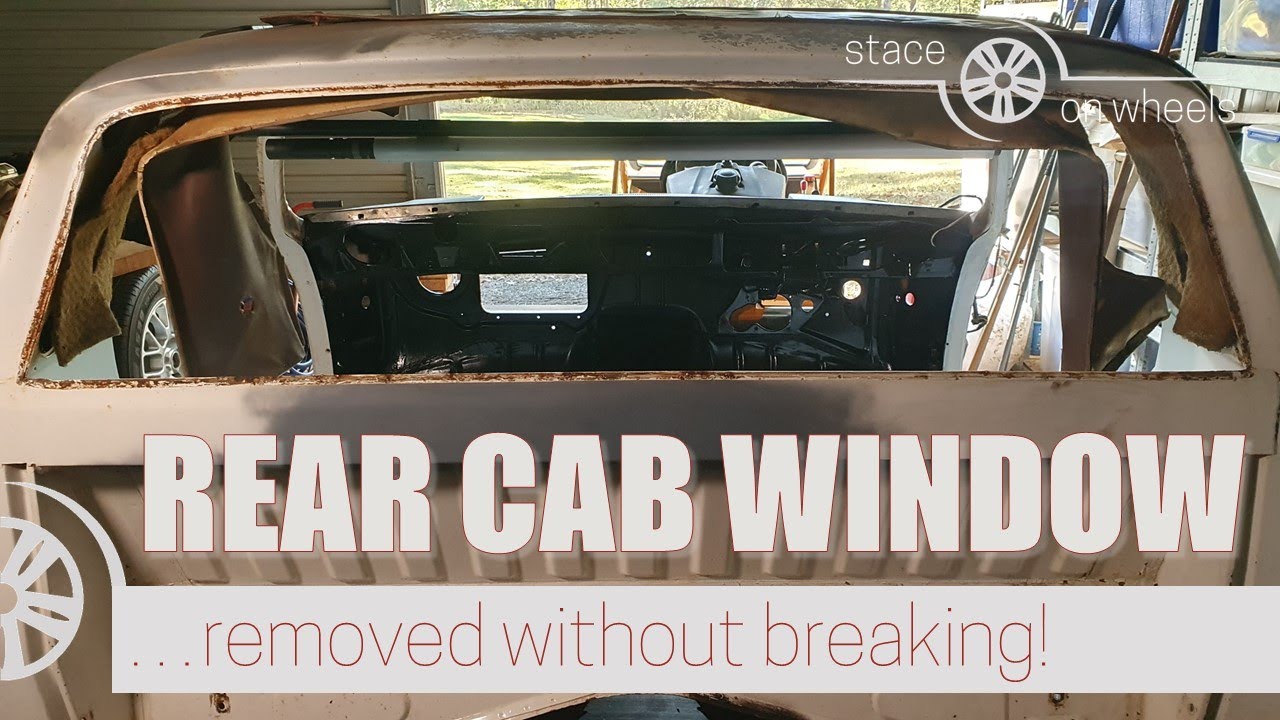 Removing the Rear Window From a HQ-HZ One Tonner Cab - YouTube