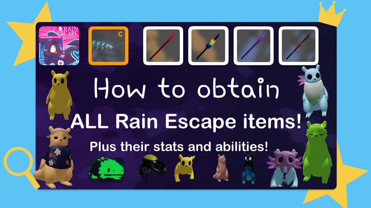 How to get ALL Rain Escape Items! | Rain Escape - YouTube