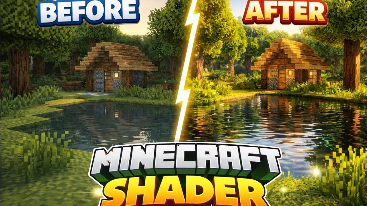 Minecraft Shader PE 😍 | Ultra Realistic Graphics 🔥 | MCPE Shader Pack ...