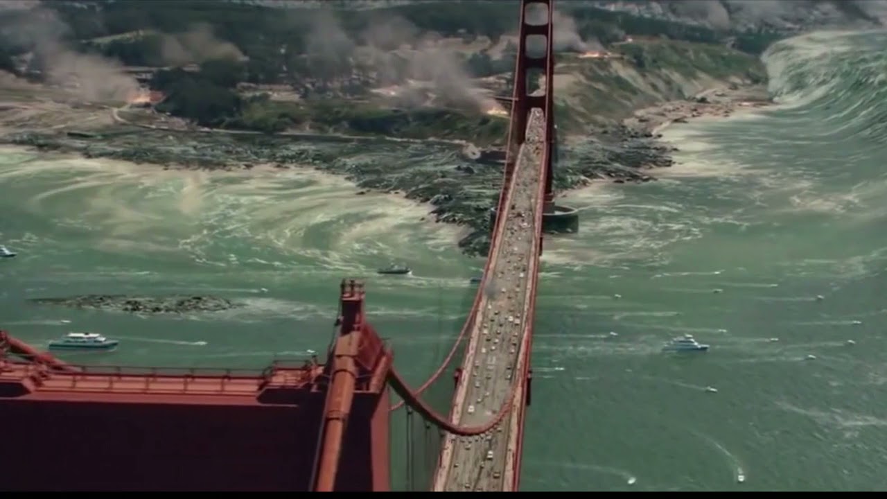 Mega tsunami /Movie scenes /San Andreas/ - YouTube