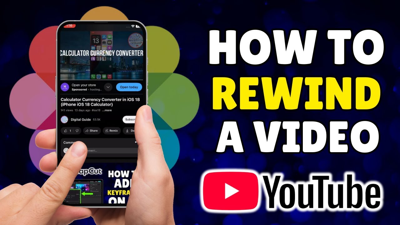 How to Rewind on YouTube (2025) ⏪📺 | Fast & Easy YouTube Video Controls ...