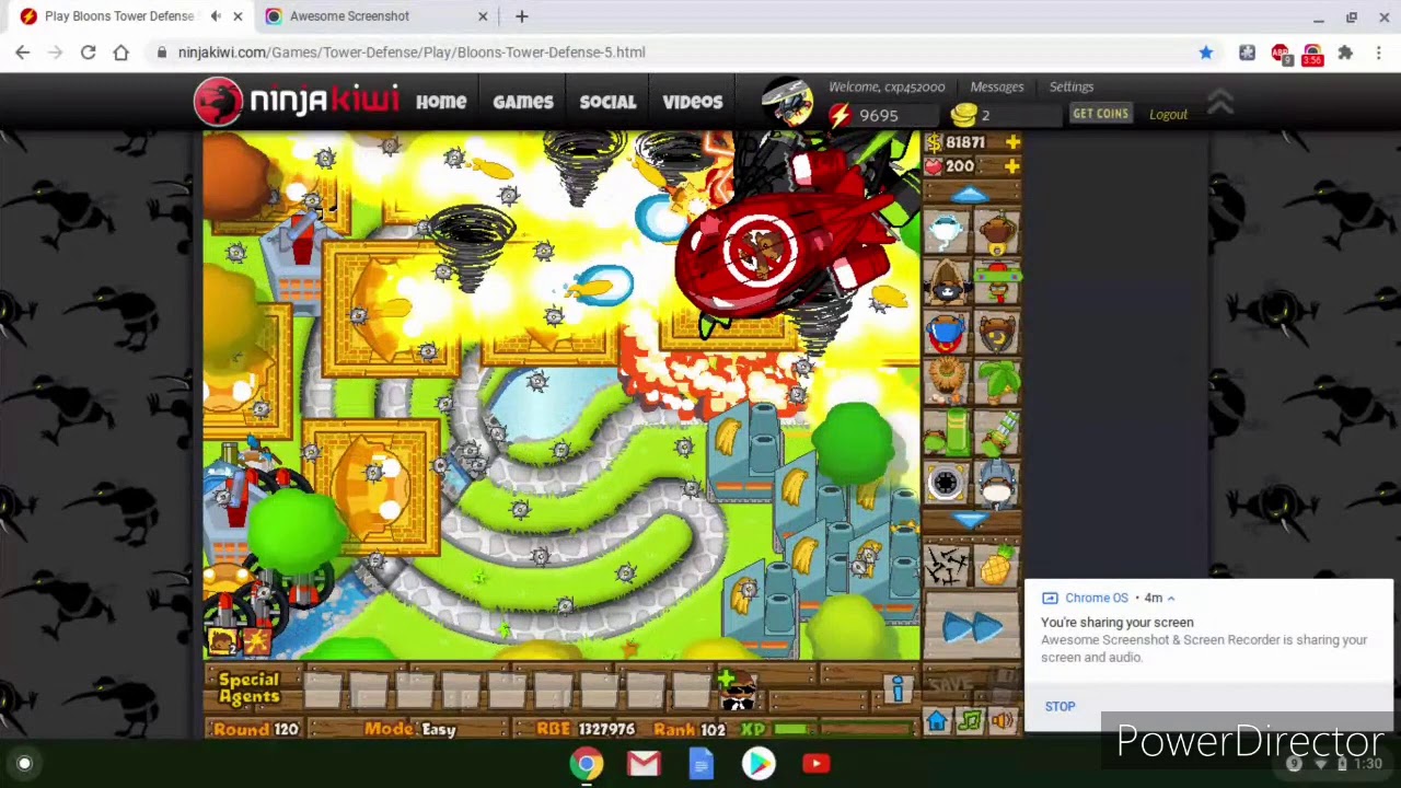 BTD5 Walkthrough Easy Mode Levels 100, 110, 120 & 130 - YouTube