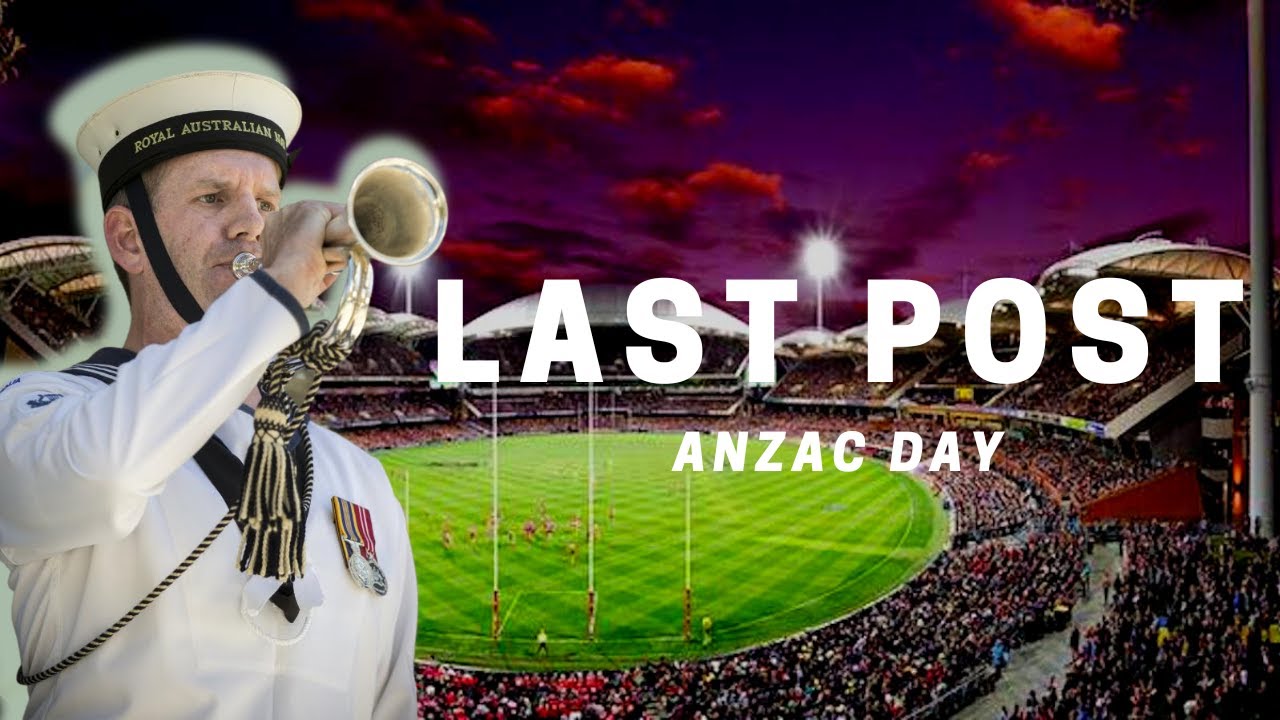 AMAZING!! Bugler - AFL Match ANZAC DAY - YouTube
