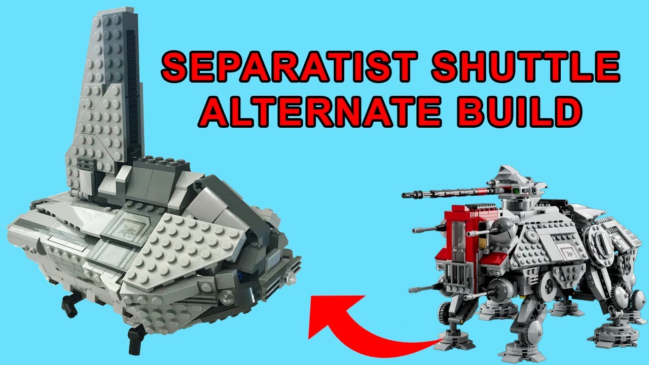 Lego Separatist Shuttle AT-TE Alternate Build - YouTube