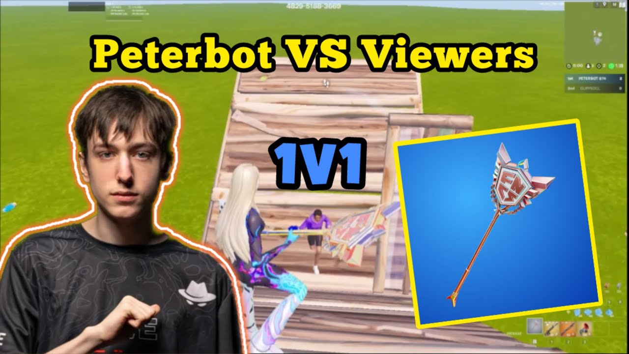 Peterbot Vs His Viewers 1v1 *Build Fights* - YouTube