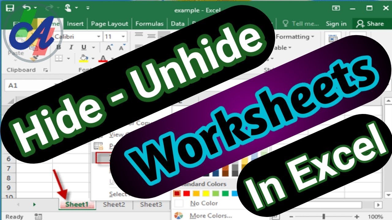 How To Hide And Unhide Worksheets In Excel Excel Tips And Tricks How To Hide And Unhide Worksheets In Excel Excel Tips And Tricks