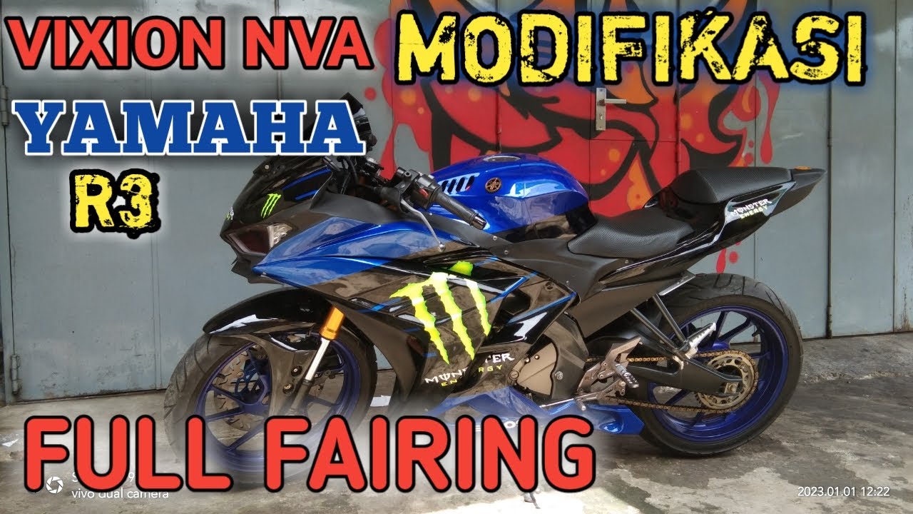 YAMAHA VIXION MODIF FAIRING YAMAHA R3 - YouTube