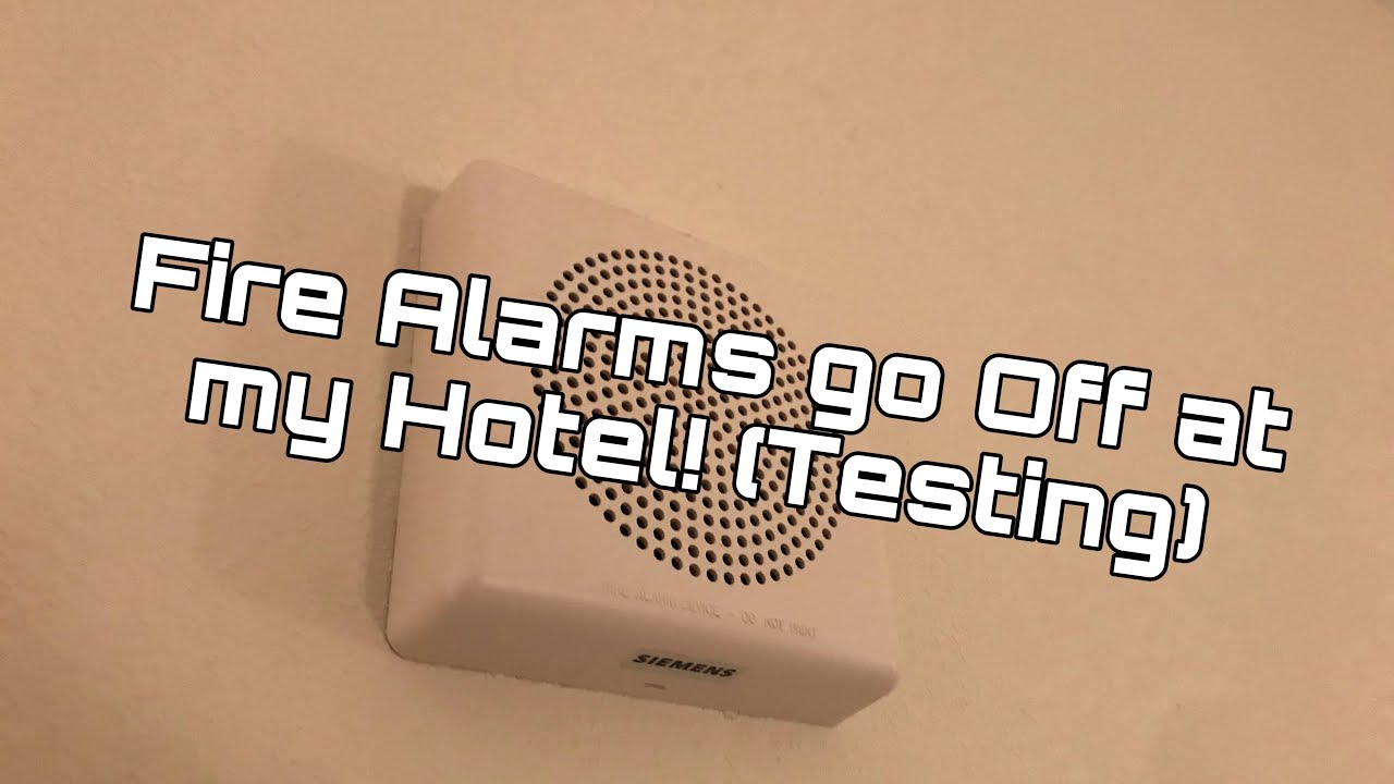 Fire alarm testing at my hotel! - YouTube