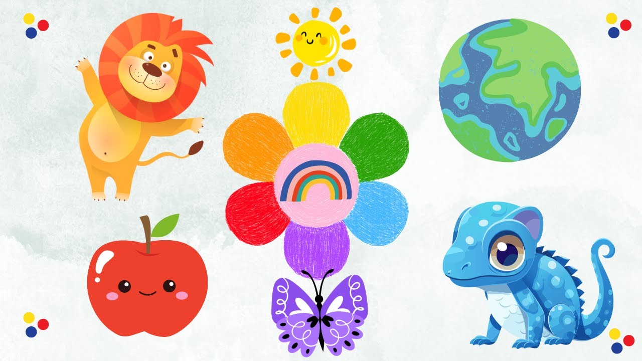 Best Color Learning Video For Kids - Preschool Early Educational Video ...