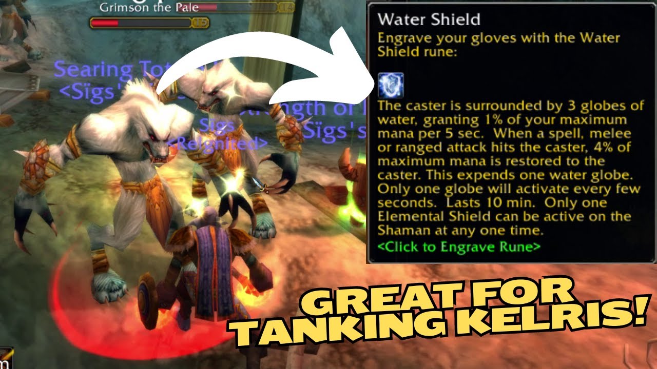 How to Get the Water Shield Rune for Shamans - WoW Classic Season of ...
