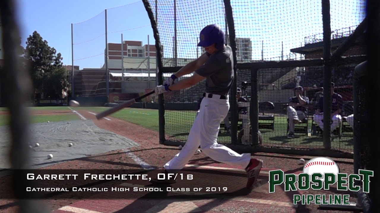 Garrett Frechette, OF 1b, Cathedrel Catholic High School Class of 2019 ...