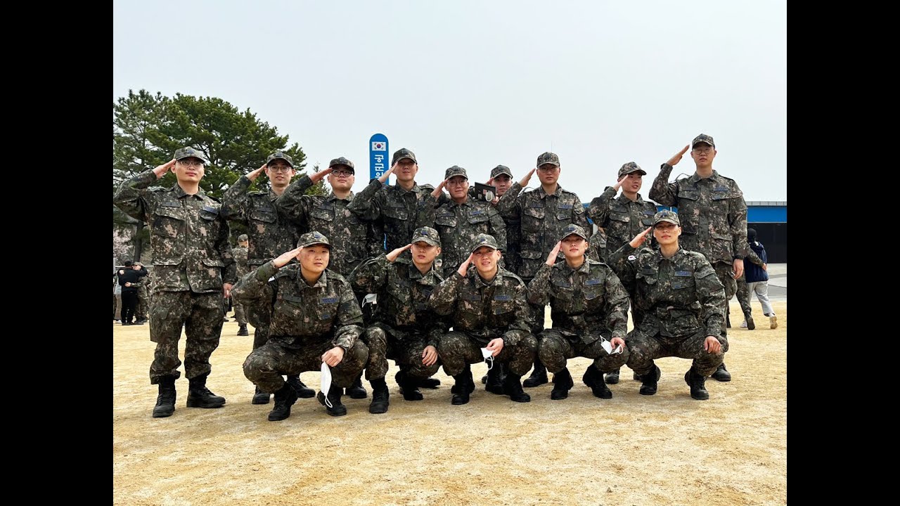 공군교육사령부 기본군사훈련단 수료식 845기 공군군가 보라매의 꿈 Youtube