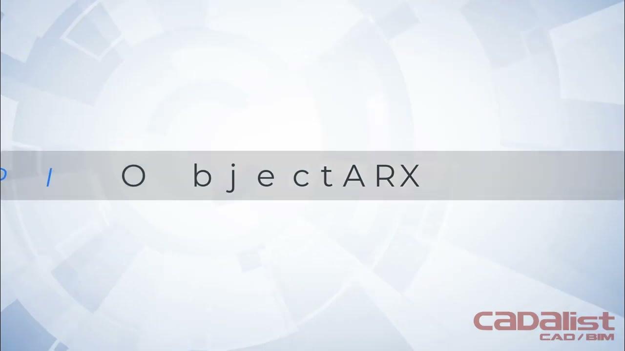 GstarCAD 2023 - Suporte a ObjectARX - YouTube