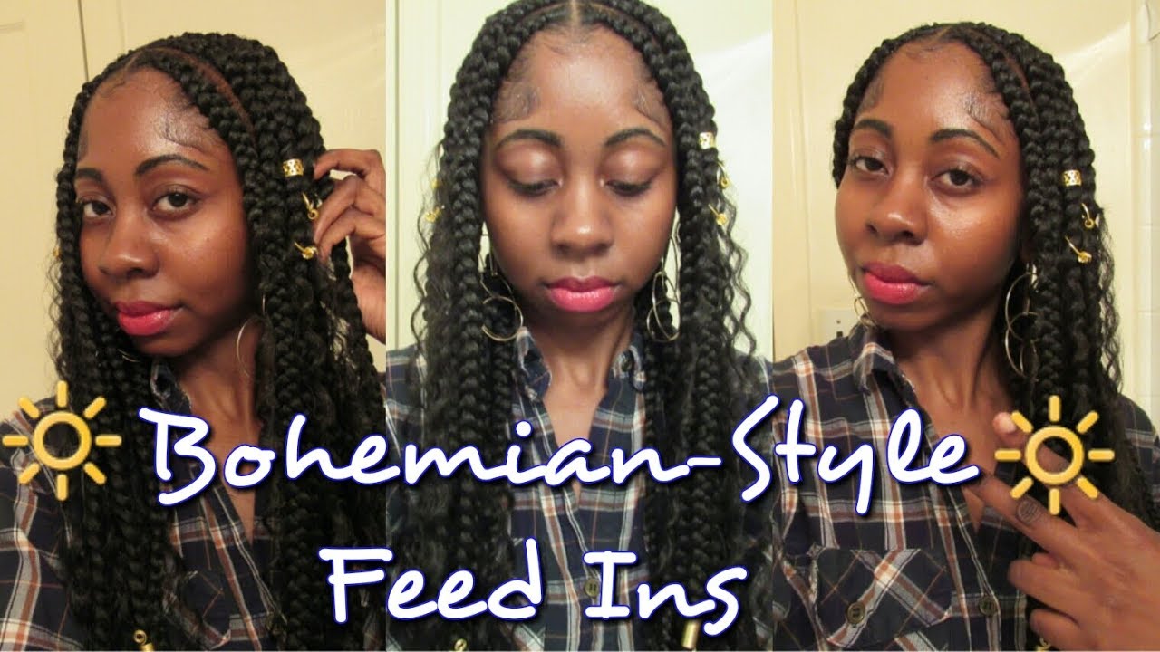 Bohemian Tribal Braids Tutorial (Thick, 2 layers) - YouTube