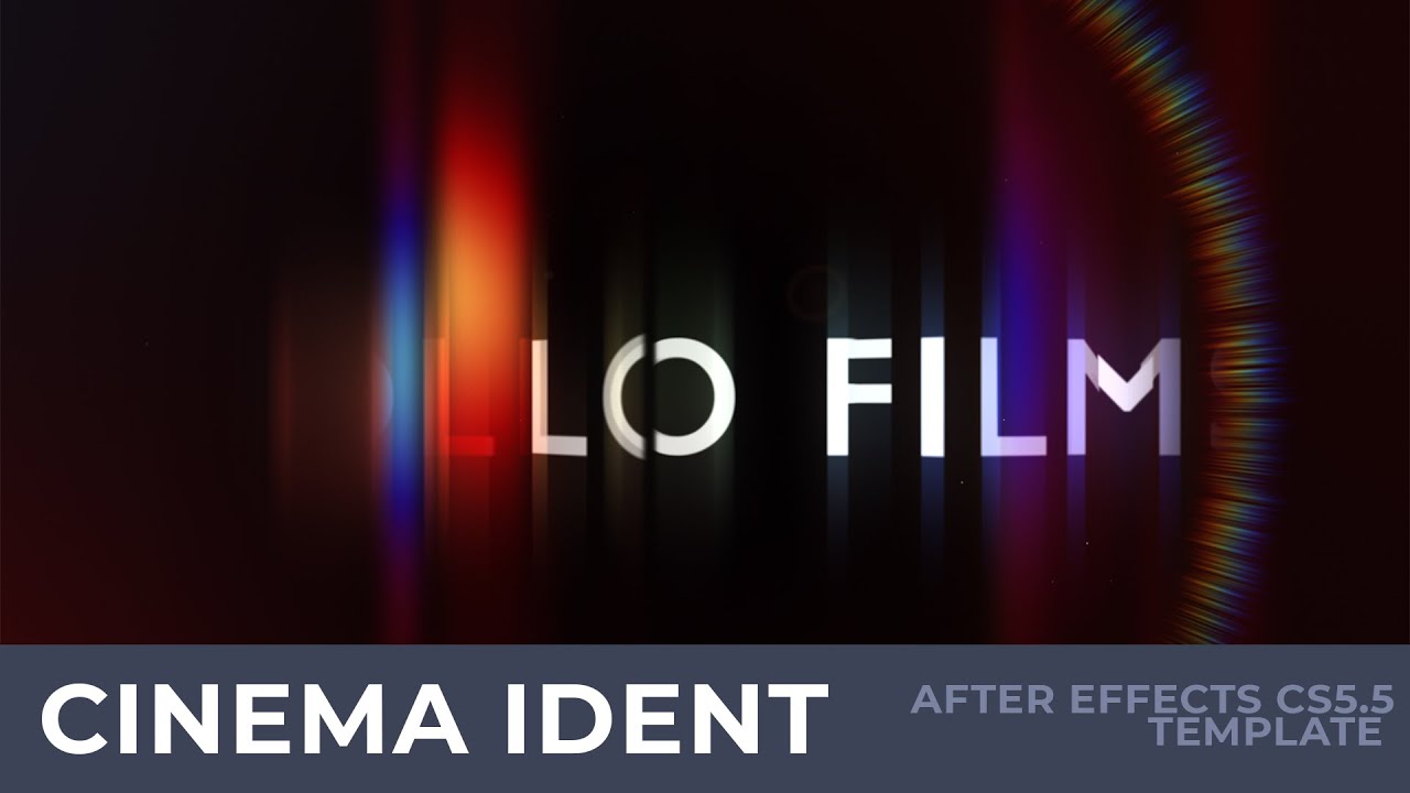 RGB Cinema Logo Ident - After Effects Template - YouTube