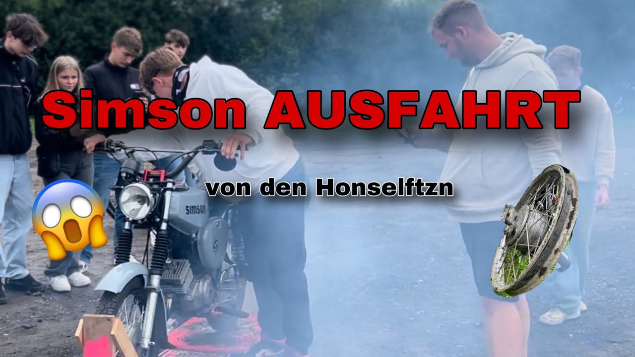 🤯SIMSON-AUSFAHRT mit lockerer Kette (ich bleibe liegen)!😤 |Simsonnito ...