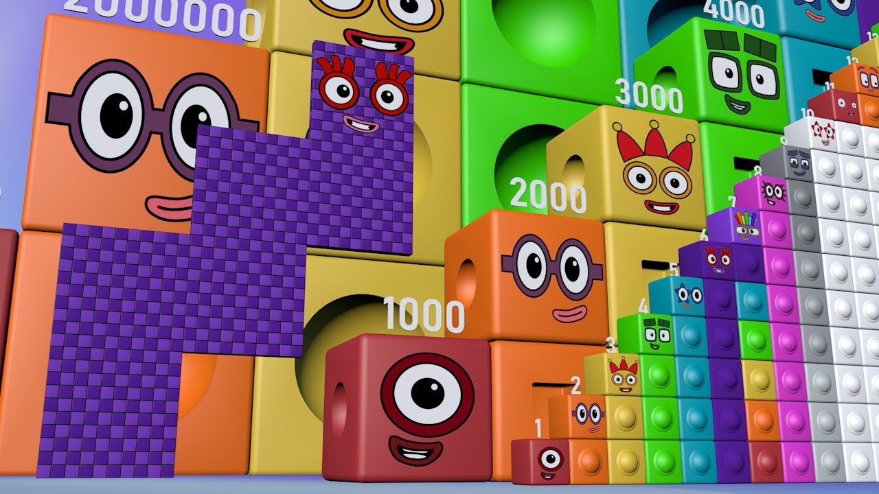 Numberblocks Puzzle Step Squad 600 600,000 30,000,000 MILLION BIGGEST ...