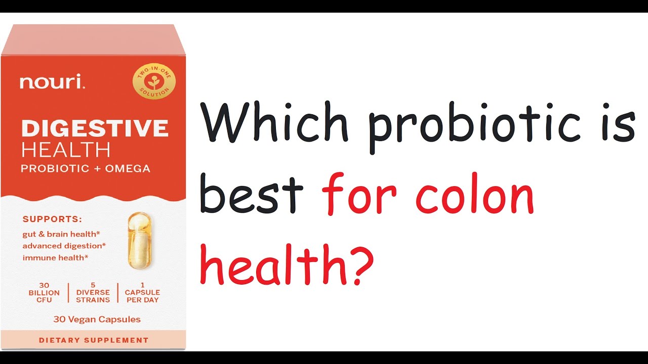 Nouri Digestive Health Probiotic and Omega for Digestion, Immune, and ...