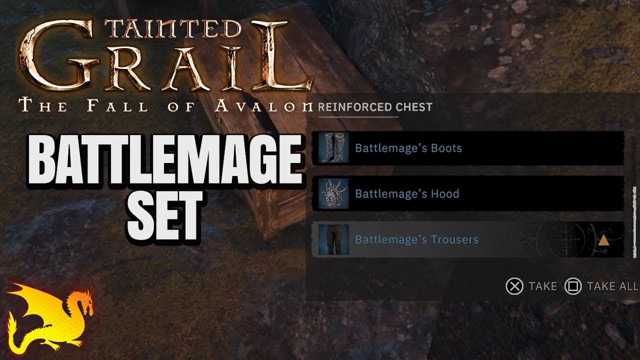 Battlemage Armor Set Location - TAINTED GRAIL FALL OF AVALON - YouTube