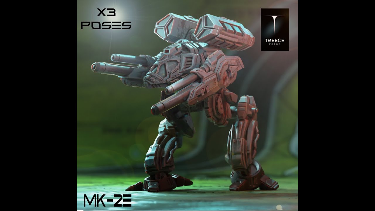 Treece Forge MK 2E Battle Mech - YouTube