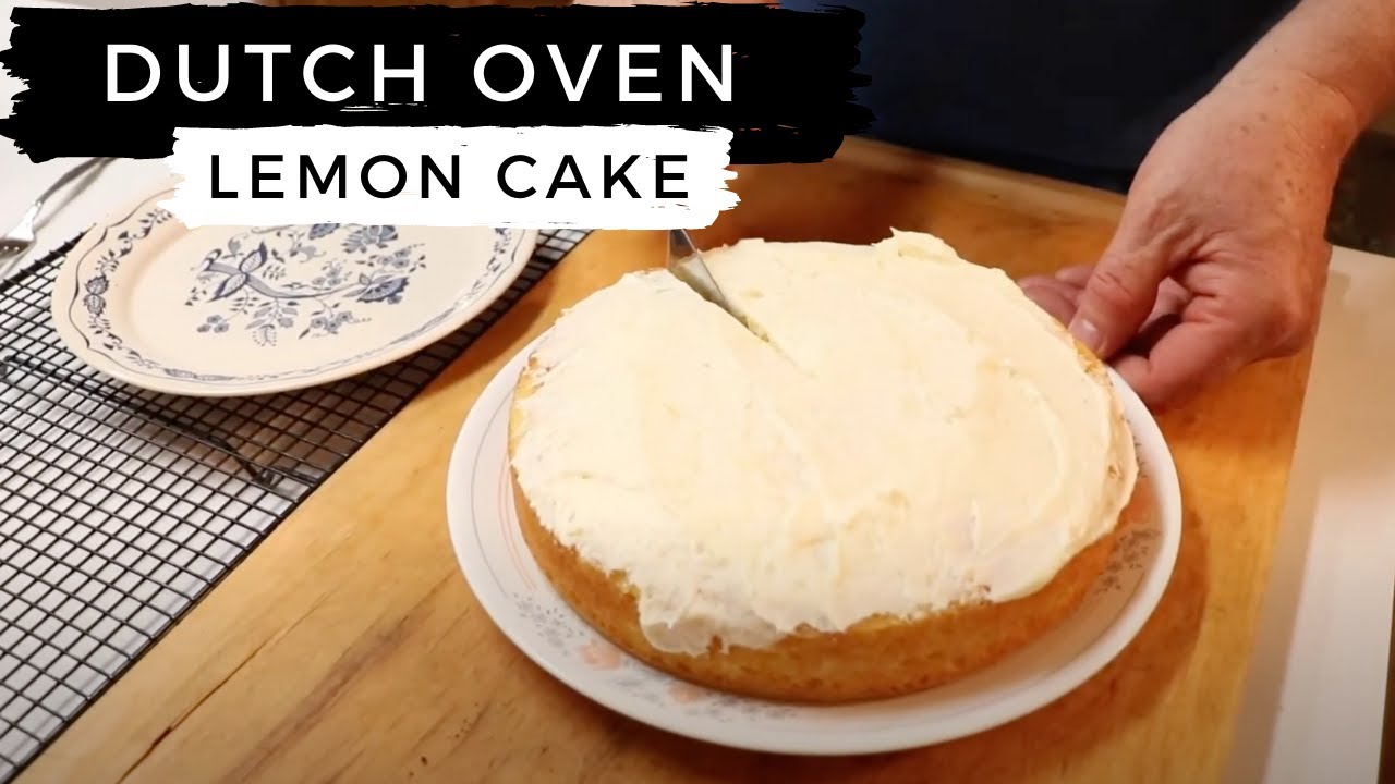 DUTCH OVEN LEMON CAKE - YouTube