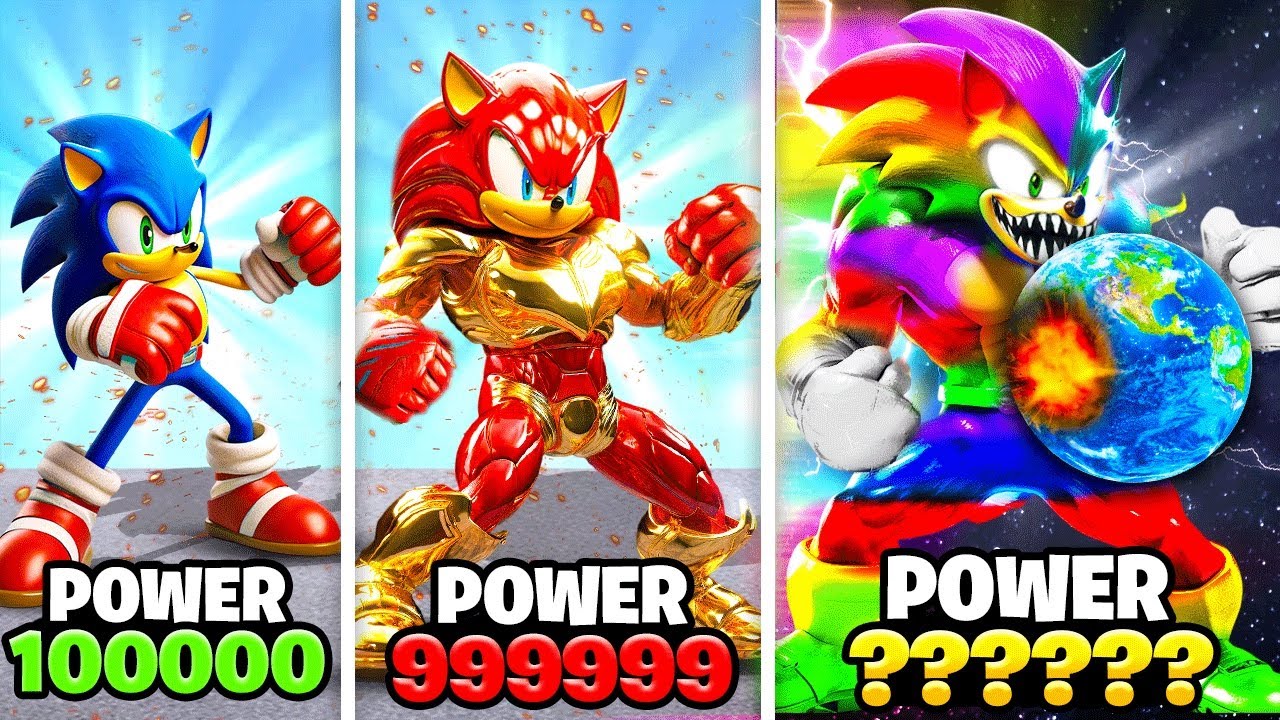 Sonic Upgrades With EVERY PUNCH In GTA 5! - YouTube