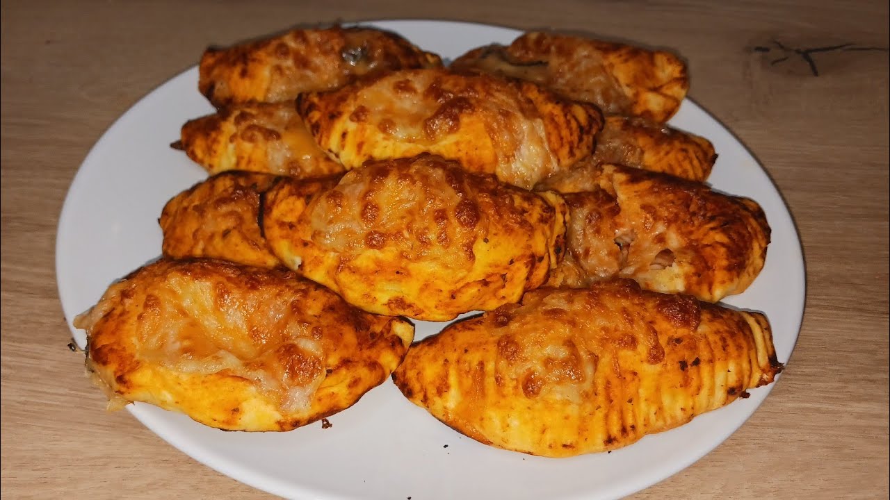 calzone chausson salé وصفة سهلة الصنع. دوران كالزوني لذيذا. - YouTube