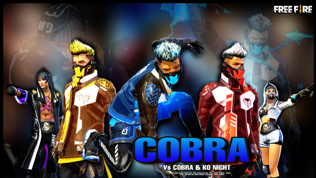 COBRA VS COBRA & KO NIGHT || THE COBRA IS BACK 🔥 || FREE FIRE SUPERHERO ...