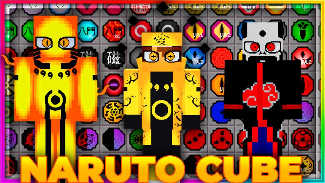 *ATUALIZOU* ADDON NARUTO CUBE V 0.2 COM MAIS 180 MODOS PARA MINECRAFT ...