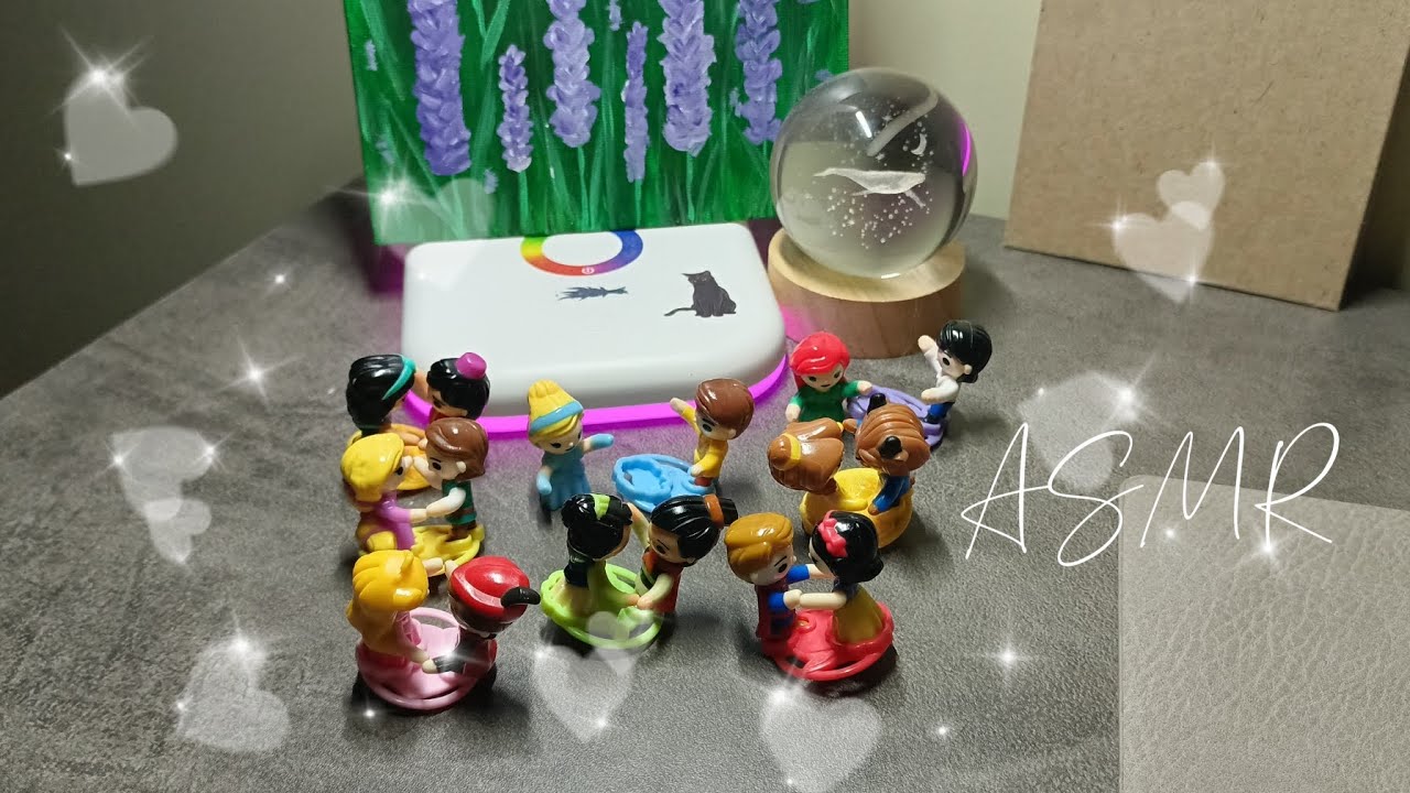 LUNA asmr | Обзор на коллекцию Kinder Disney princess 👸🏼💕 - YouTube