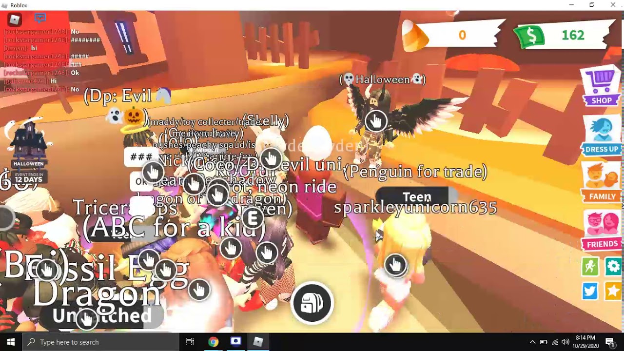 Adopt me pumpkin - YouTube