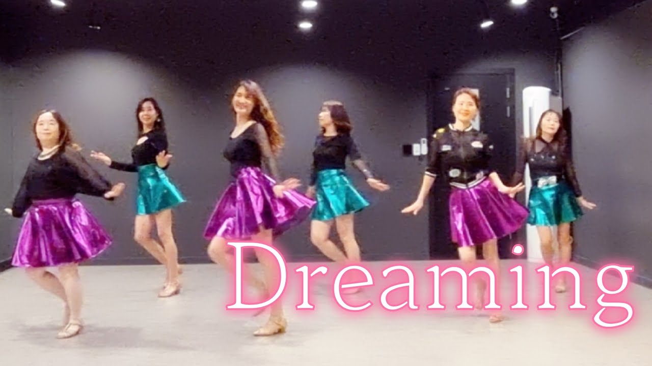 [보은라인댄스] Dreaming | Easy Intermediate LineDance - YouTube