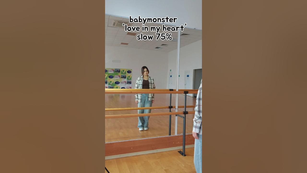 [MIRRORED&SLOW] BABYMONSTER - 'Love In My Heart' Dance Tutorial Slow 0.75x #LoveInMyHeart - YouTube