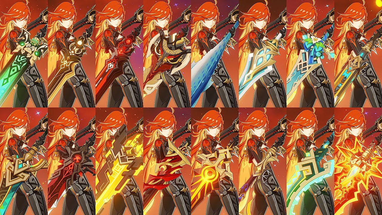 C0 Mavuika 4 & 5 Star Weapon Damage Comparison | Genshin Impact - YouTube