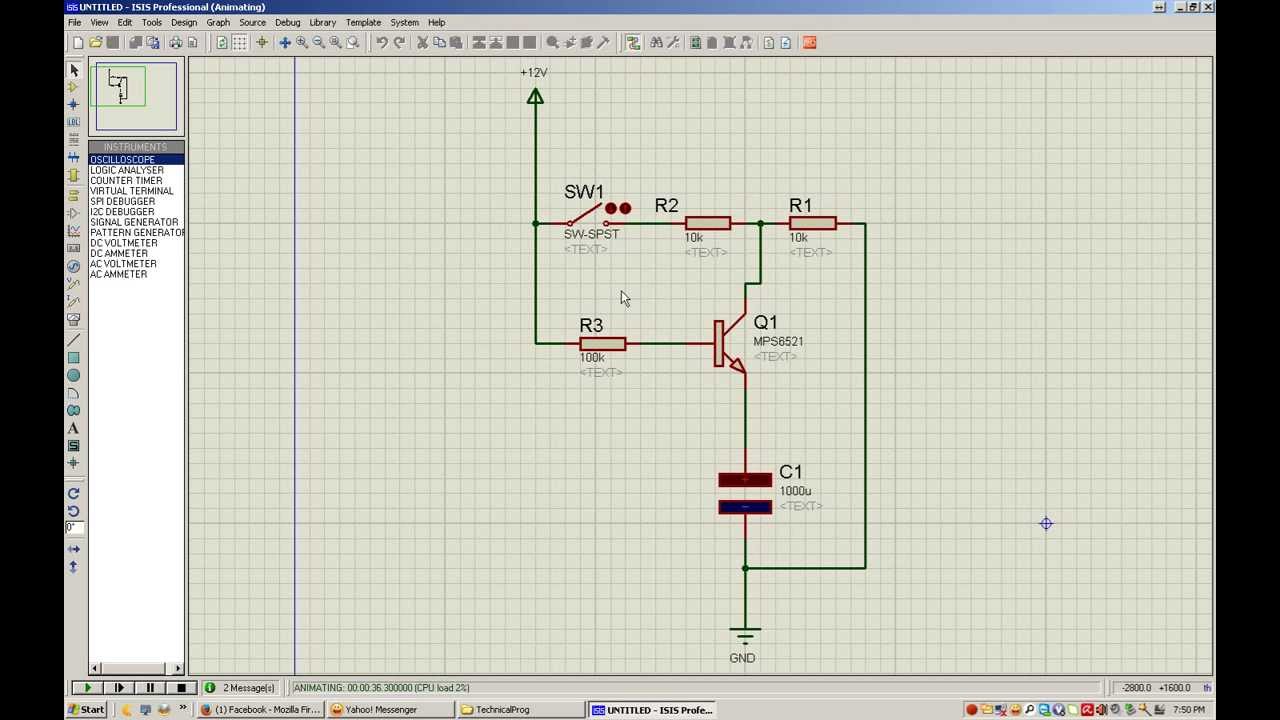 ISIS capacitor discharging animation - YouTube