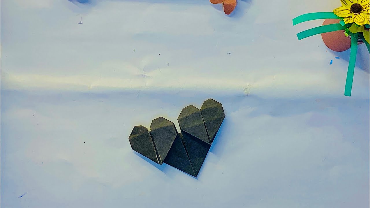 Origami Heart Tutorial Step By Step (SO EASY) - YouTube