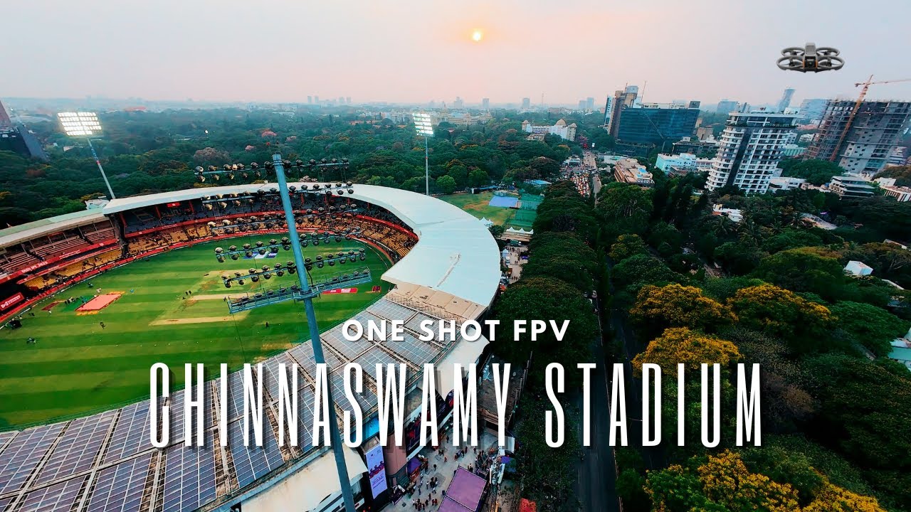 Chinnaswamy Stadium, Bangalore | One Shot FPV | RCB | IPL - YouTube