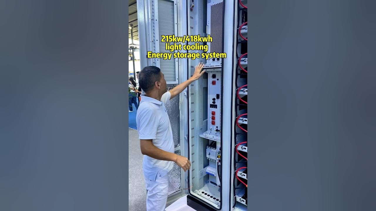 215kw/418kwh light cooling Energy storage system Lifepo4battery - YouTube
