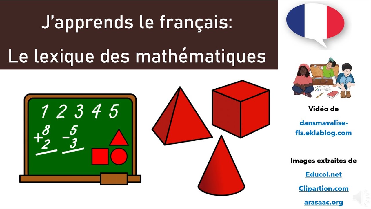 Le lexique des mathématiques - YouTube