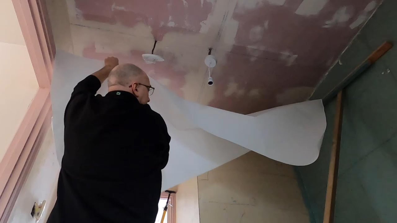 Decorating Hall, Stairs & Landing Part 1 - The Landing Ceiling - YouTube