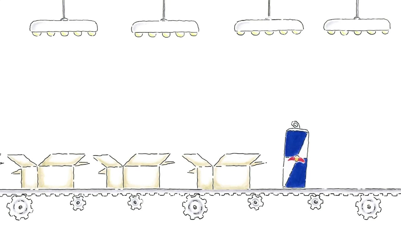 Red Bull te da alas - Cadena de montaje - Anuncio Publicidad Spot ...
