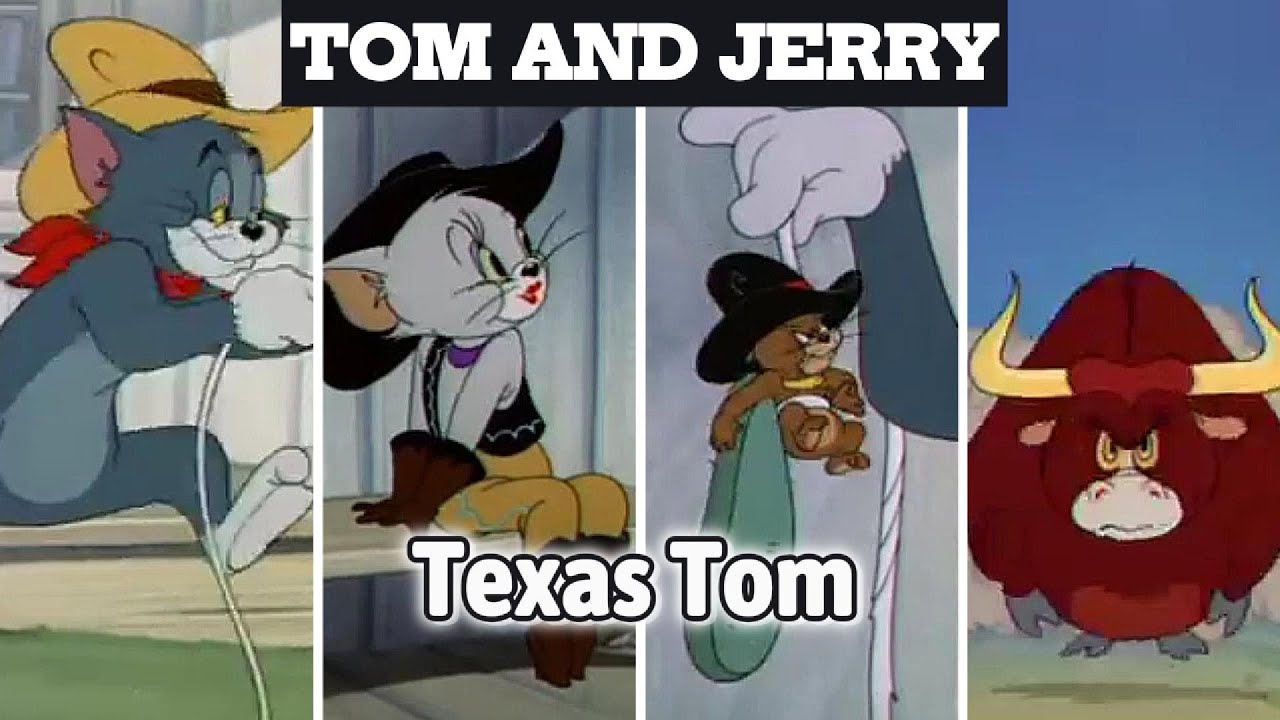 Tom and jerry, Texas Tom | part 5 | tom and jerry cartoon | cartoon tom ...