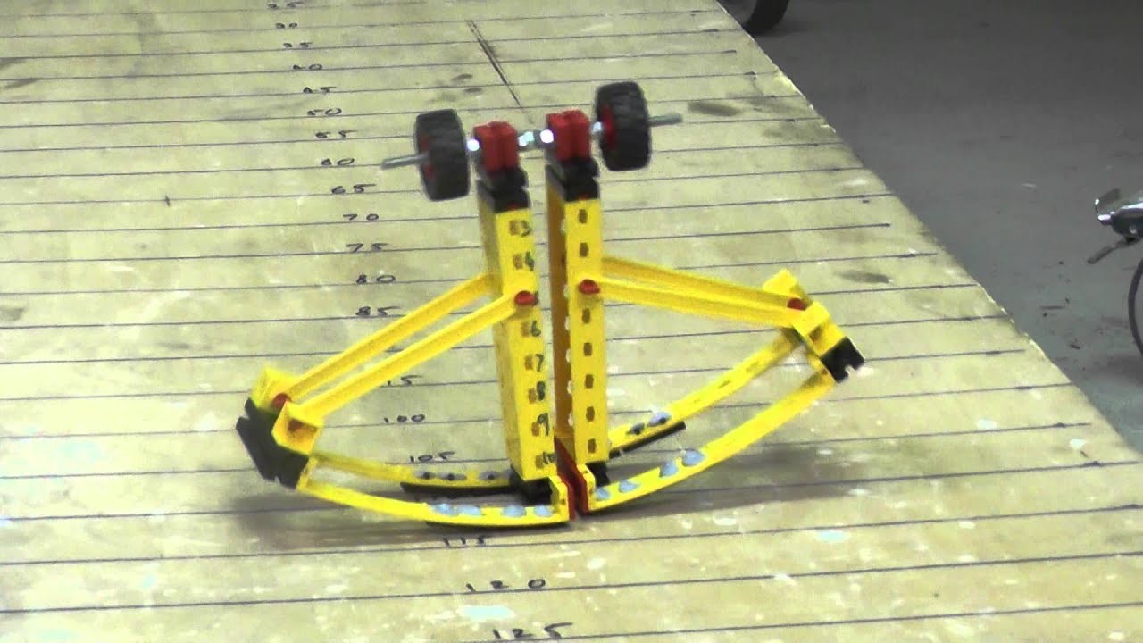 Fischertechnik passive dynamic walker - YouTube