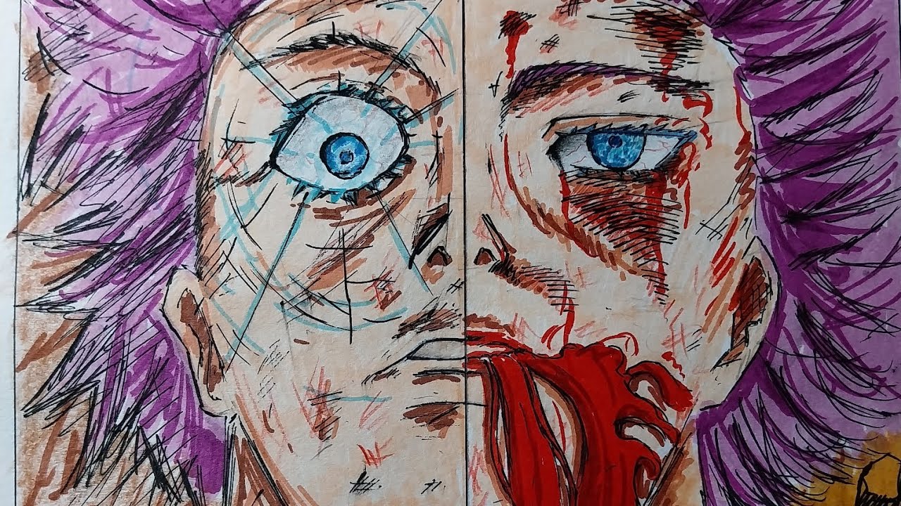 ️[GOJO DRAWING 2 SIDES ]is gojo alive?🙃 ️ - YouTube
