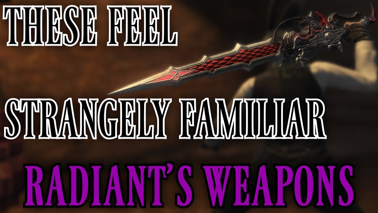 Radiant Tomestone Weapons +Dyes (FFXIV Patch 6.05) - YouTube
