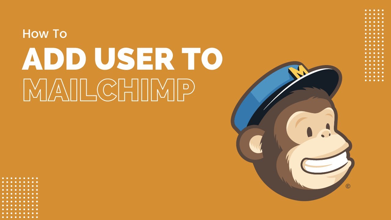 How to Add a User to Your MailChimp - YouTube