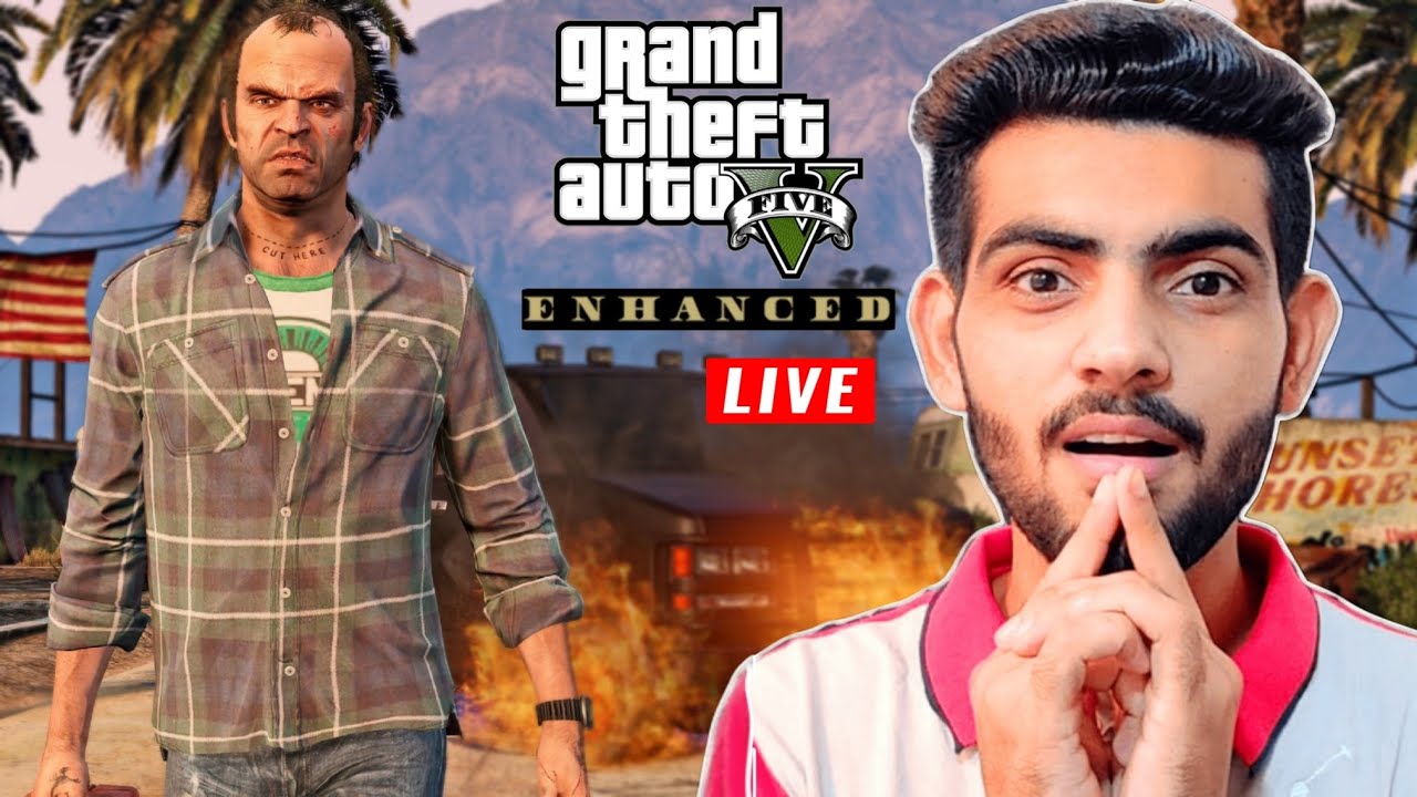 Playing GTA V Enhanced Edition LIVE🔴 - YouTube