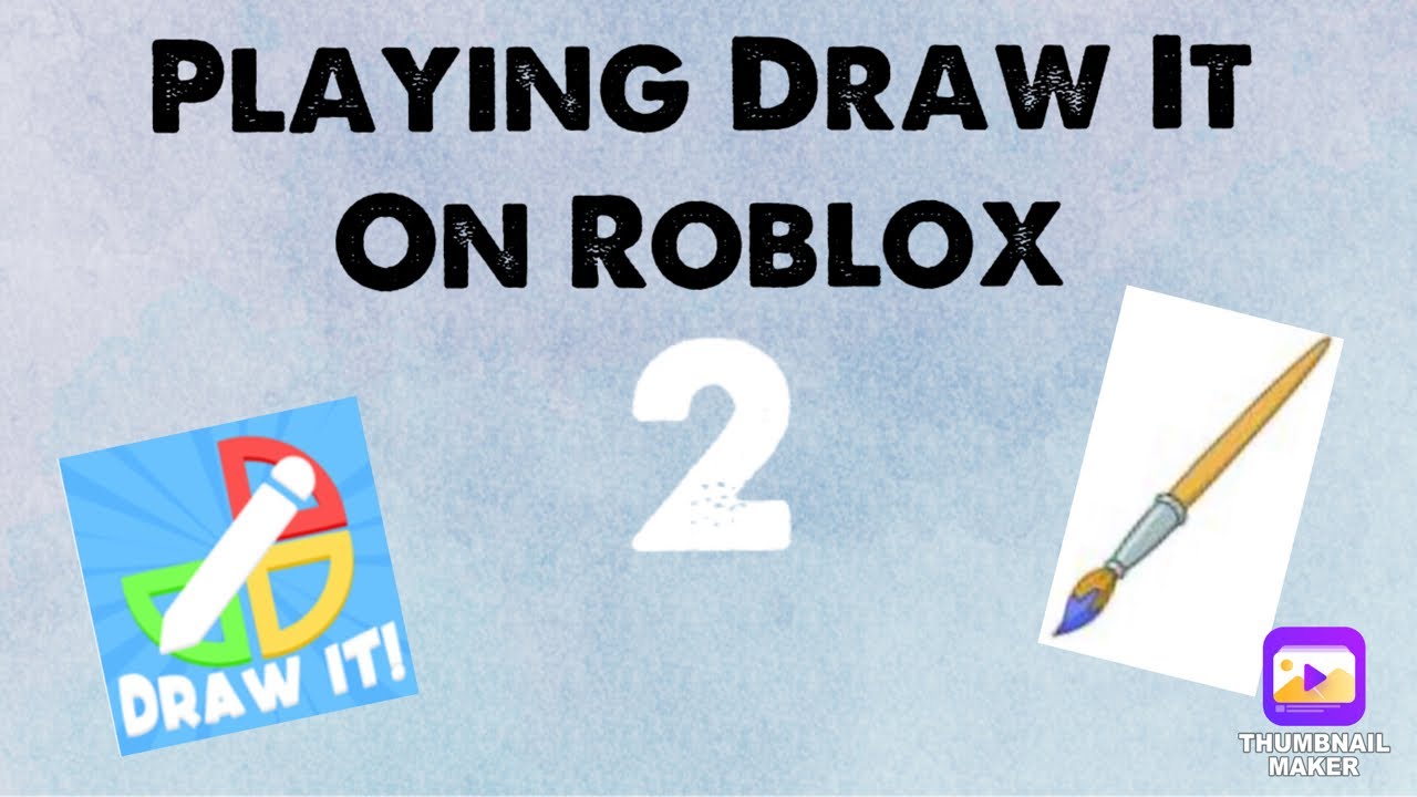 Playing Draw It In Roblox (Part 2) - YouTube