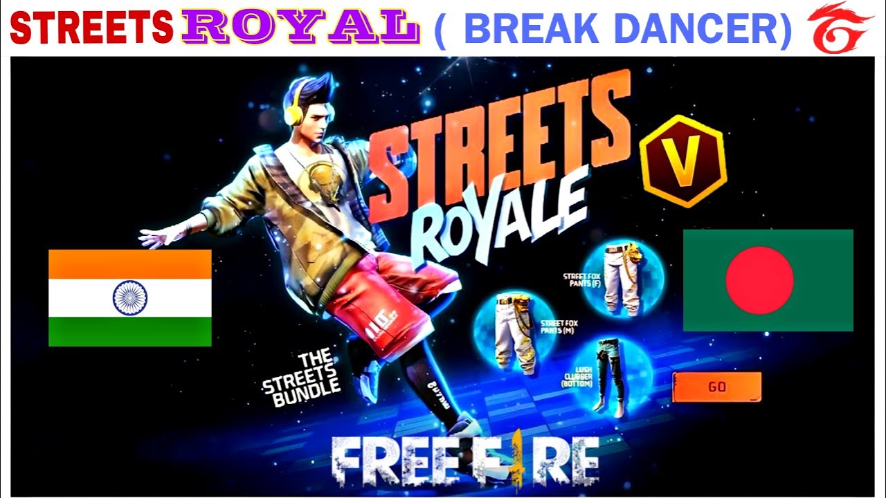 Break Dancer Bundle Return in freefire 2023 / Streets Royal Event in ...