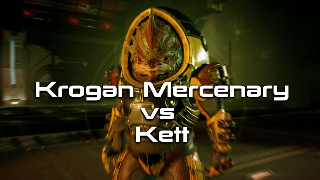 ME:Andromeda - Krogan Mercenary vs Kett - Bronze difficulty - YouTube